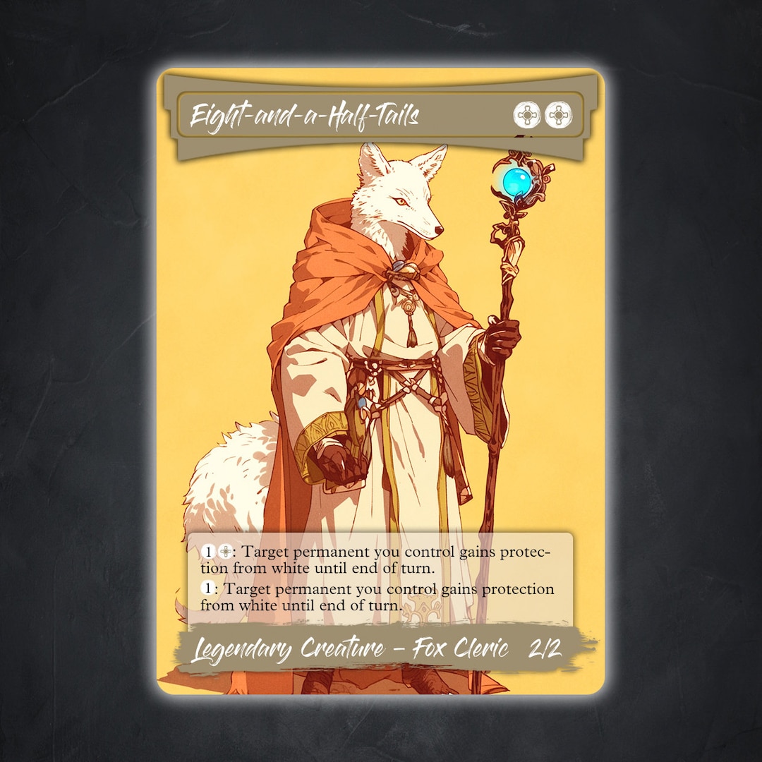 Eight-and-a-half-tails 2 alternative Custom Art / No Foil japan Manga ...