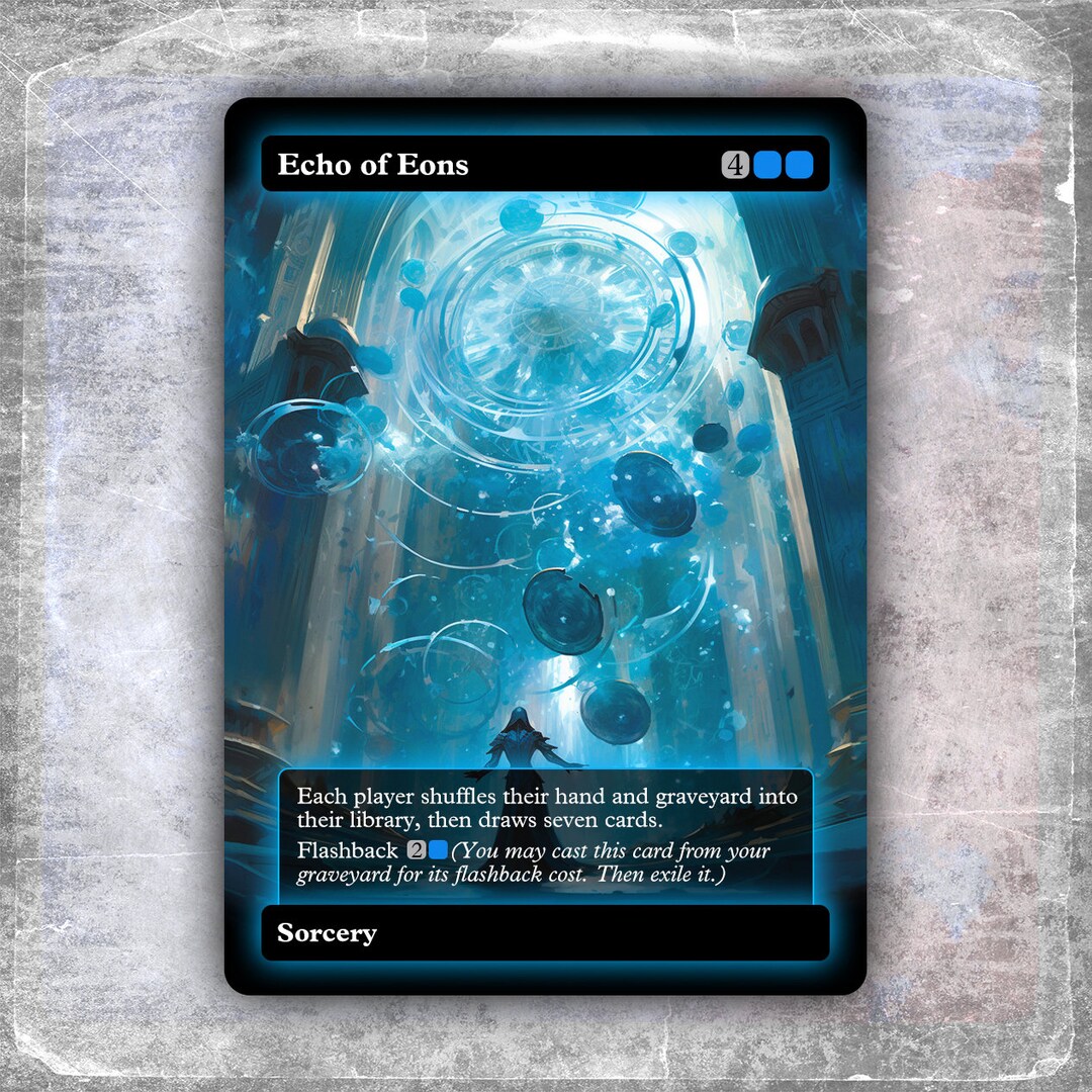 Echo of Eons 3 alternative Custom Art / No Foil hyperion Edh MTG Proxy ...