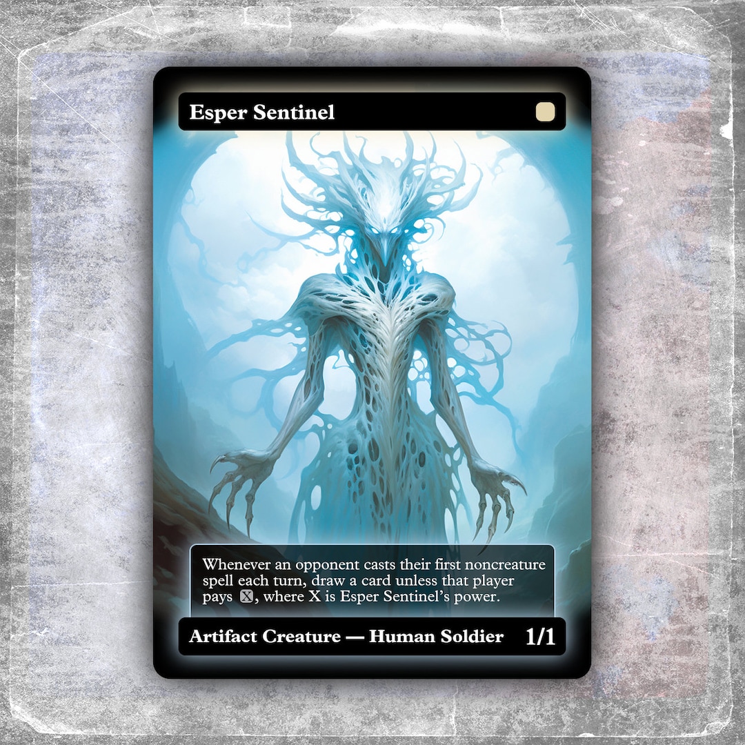 Esper Sentinel 1 alternative Custom Art / No Foil hyperion Edh MTG Proxy - Etsy