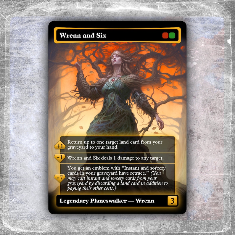 Wrenn And Six Playset 4 Alternative Custom Art No Foil Hyperion Edh Mtg Proxy Etsy