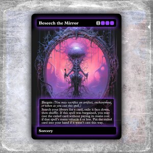 Beseech the Mirror PLAYSET 4 alternative Custom Art / No Foil hyperion ...
