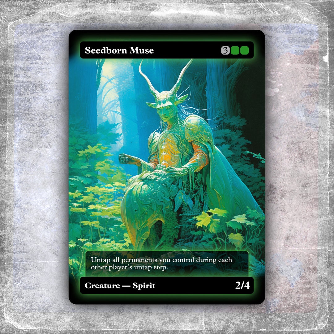 Seedborn Muse 4 alternative Custom Art / No Foil hyperion Edh MTG Proxy - Etsy