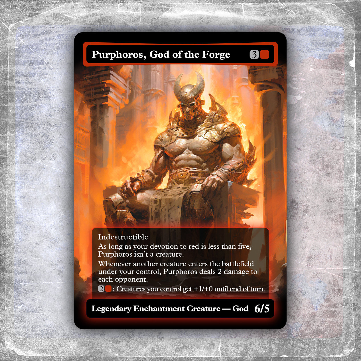 Purphoros God Of The Forge Alter