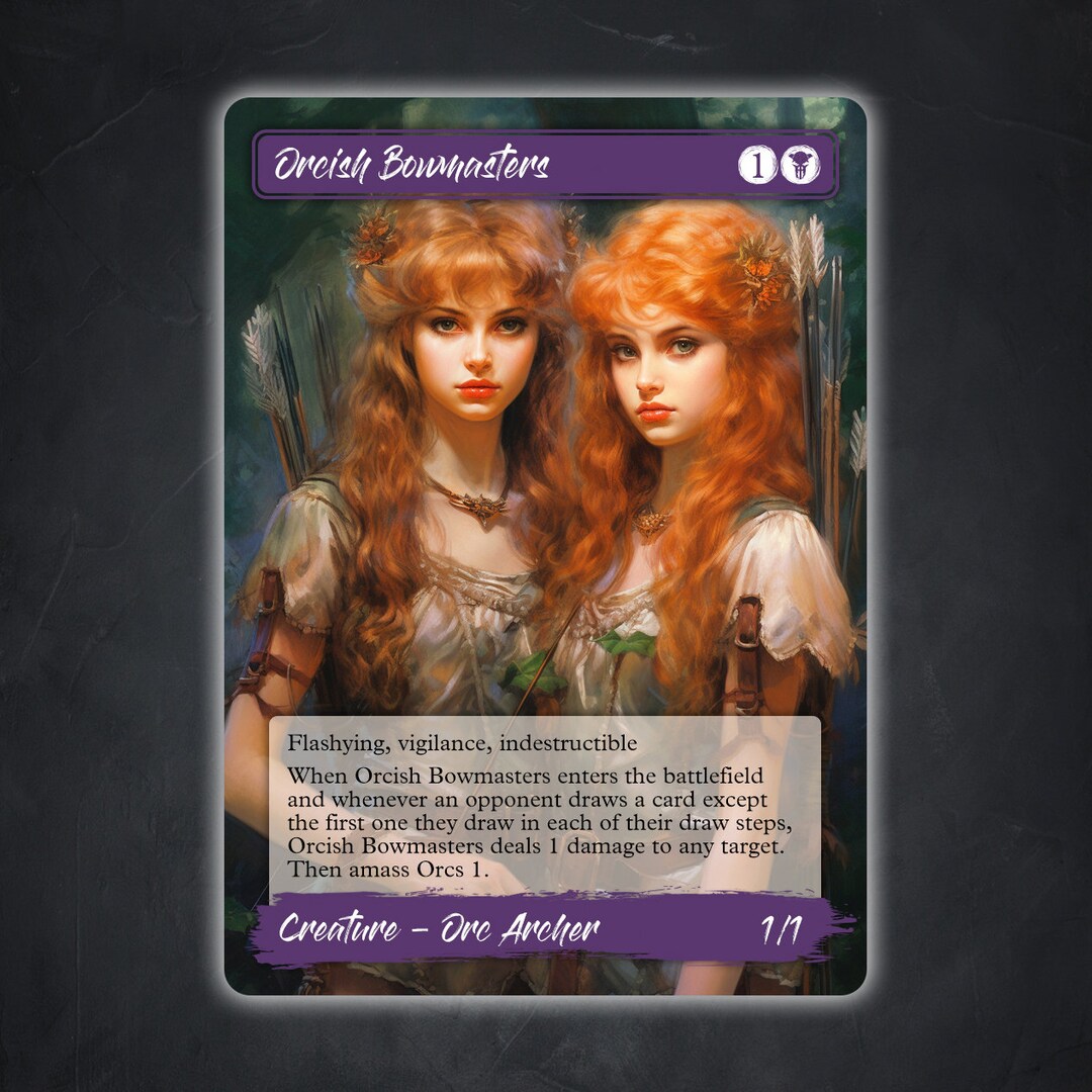 Orcish Bowmasters 1 alternative Custom Art / No Foil japan Manga ...