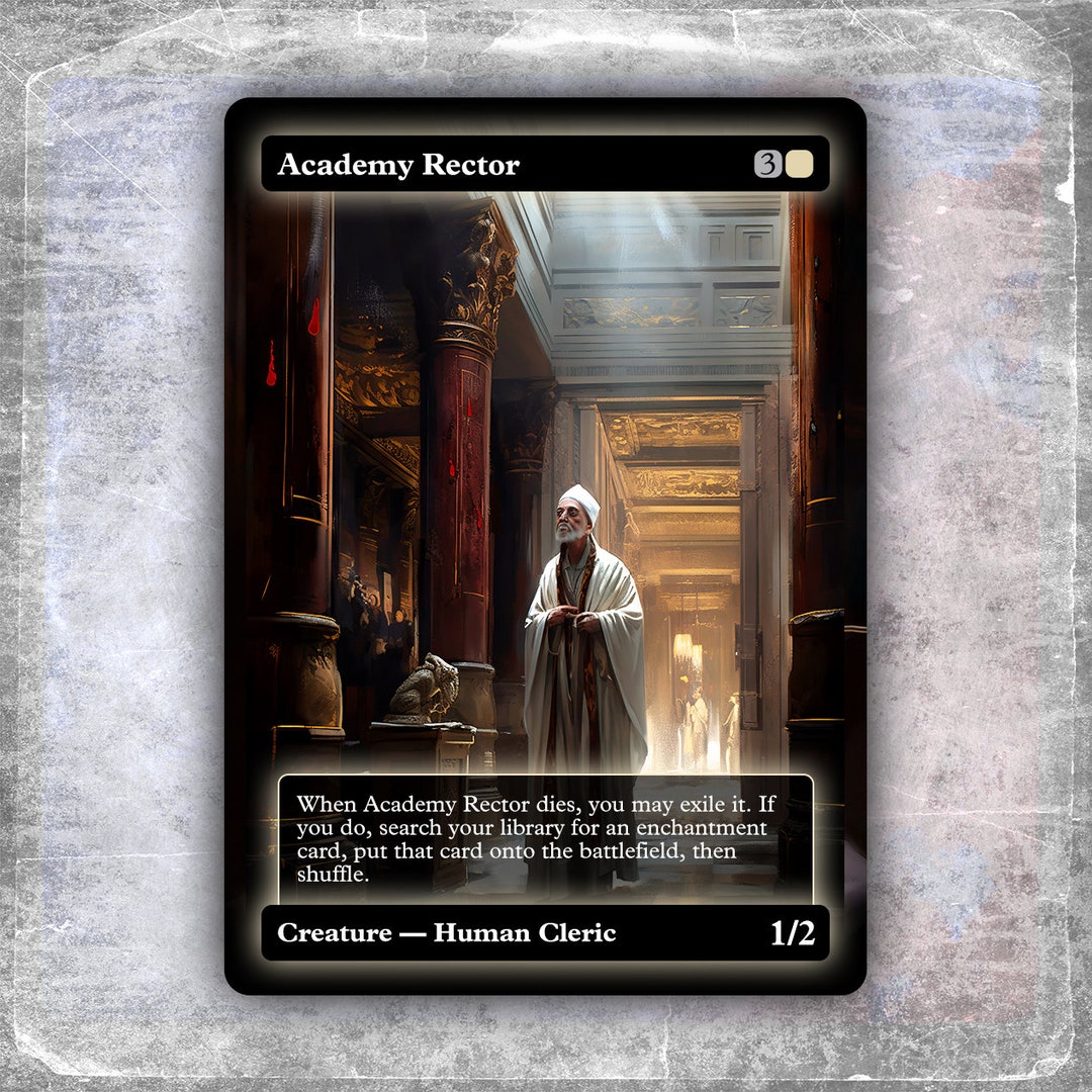 Academy Rector 1 alternative Custom Art / No Foil - Etsy