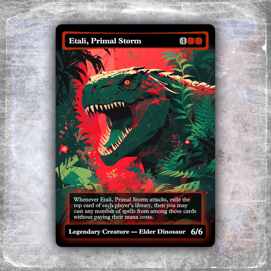Etali, Primal Storm 2 alternative Custom Art / No Foil hyperion Edh MTG ...