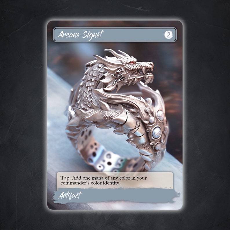 Arcane Signet 4 alternative Custom Art / No Foil japan Manga / Anime ...