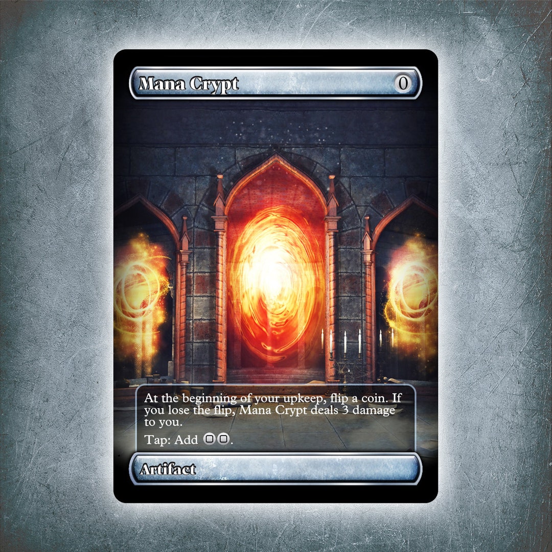 Mana Crypt Full Art 2 alternative Custom Art / No Foil - Etsy