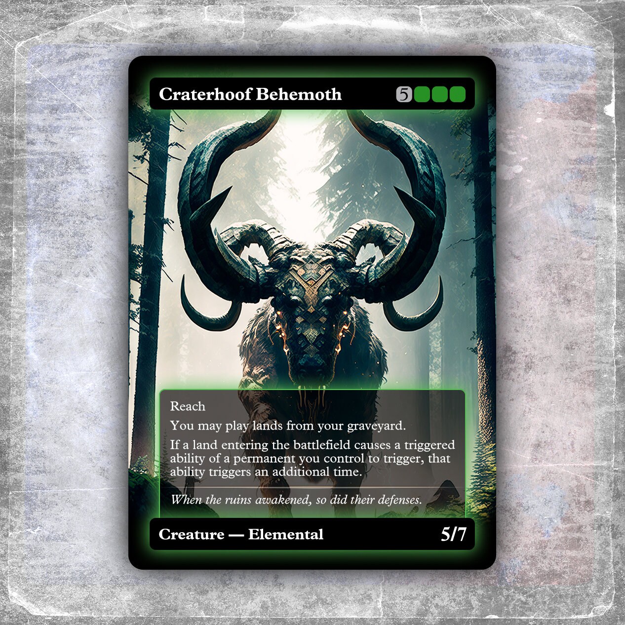 Craterhoof Behemoth Alter