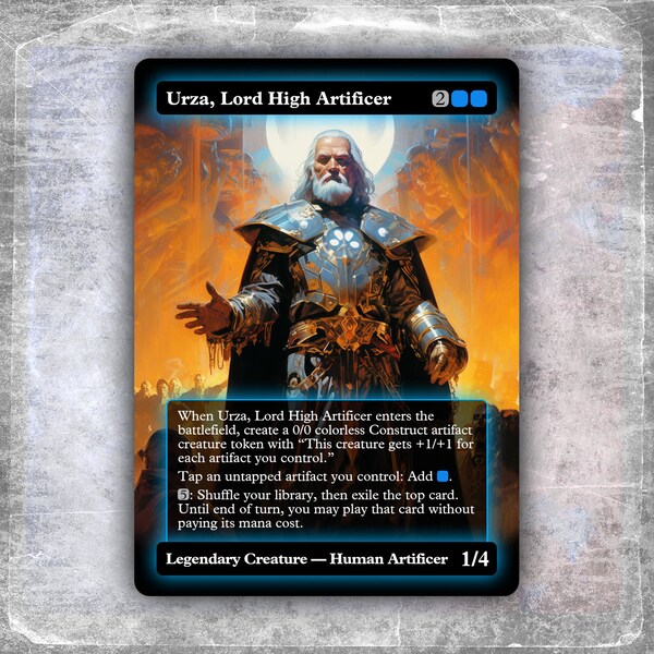 Urza Lord High Artificer Proxy - Etsy