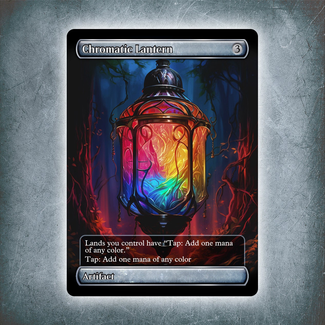 Chromatic Lantern Full Art alternative Custom Art / No Foil Edh MTG ...
