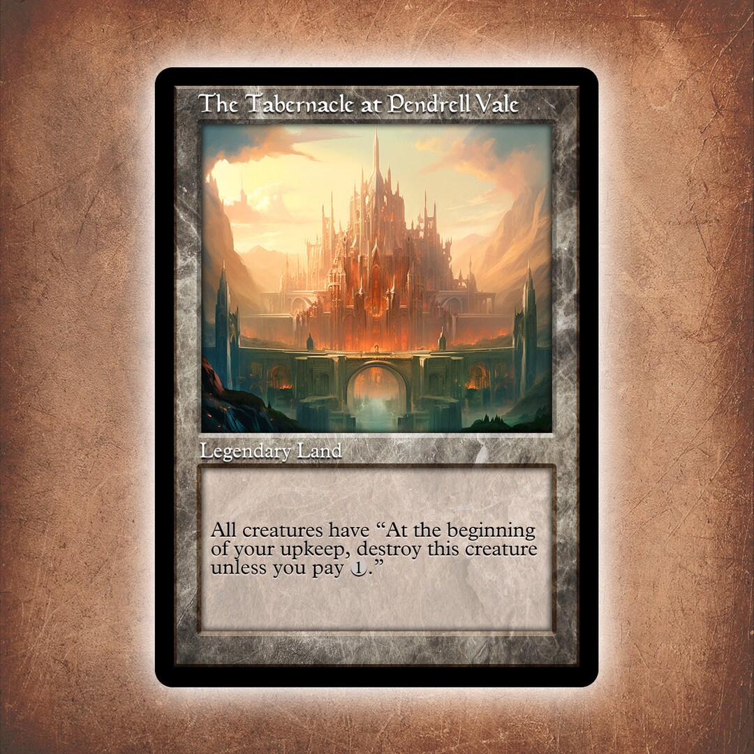 The Tabernacle at Pendrell Vale 3 alternative Custom Art / No Foil Edh ...