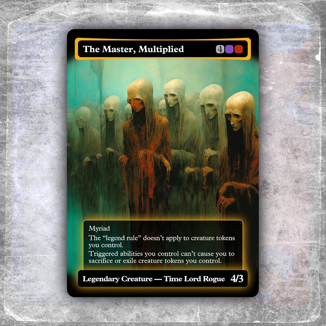 The Master, Multiplied 1 alternative Custom Art / No Foil hyperion Edh MTG Proxy - Etsy