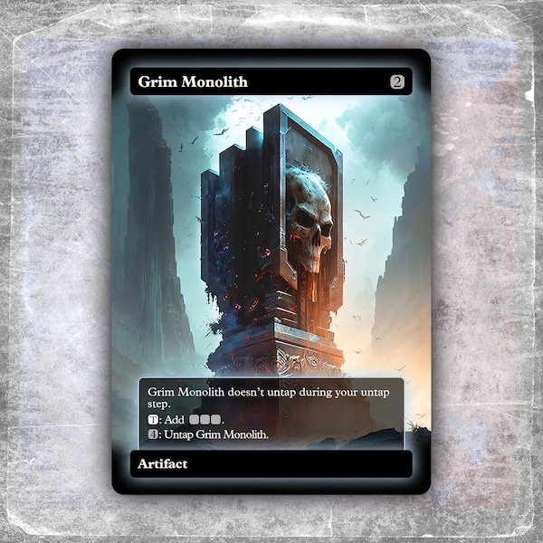 Grim Monolith Proxy - Etsy