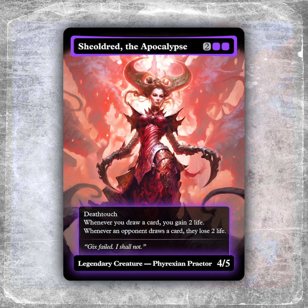 Sheoldred, the Apocalypse 4 alternative Custom Art / No Foil hyperion ...