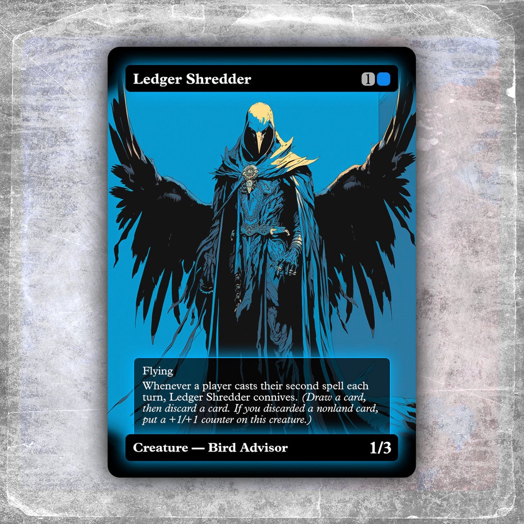 Ledger Shredder 2 alternative Custom Art / No Foil hyperion Edh MTG Proxy - Etsy
