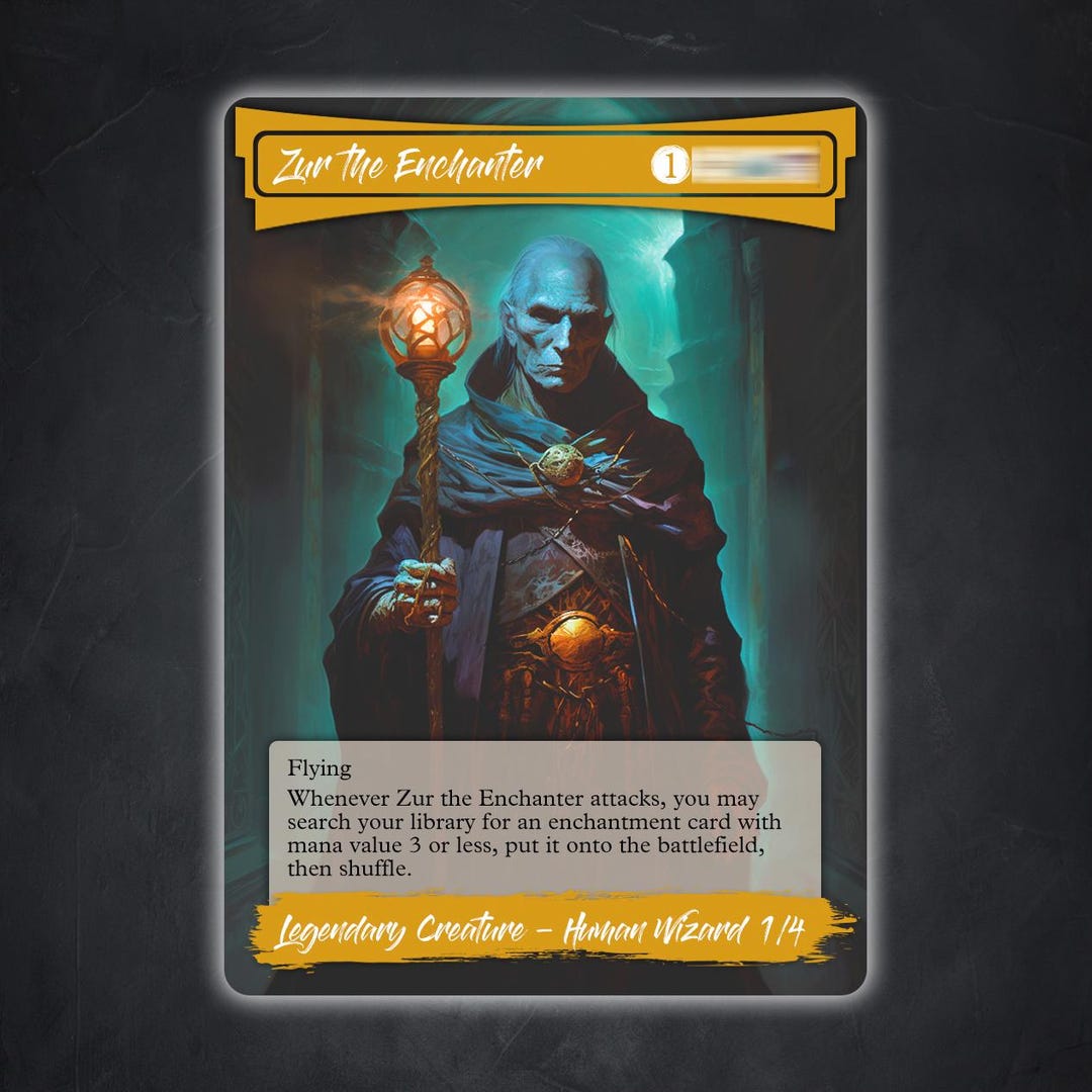 Zur the Enchanter 1 alternative Custom Art / No Foil japan Manga ...