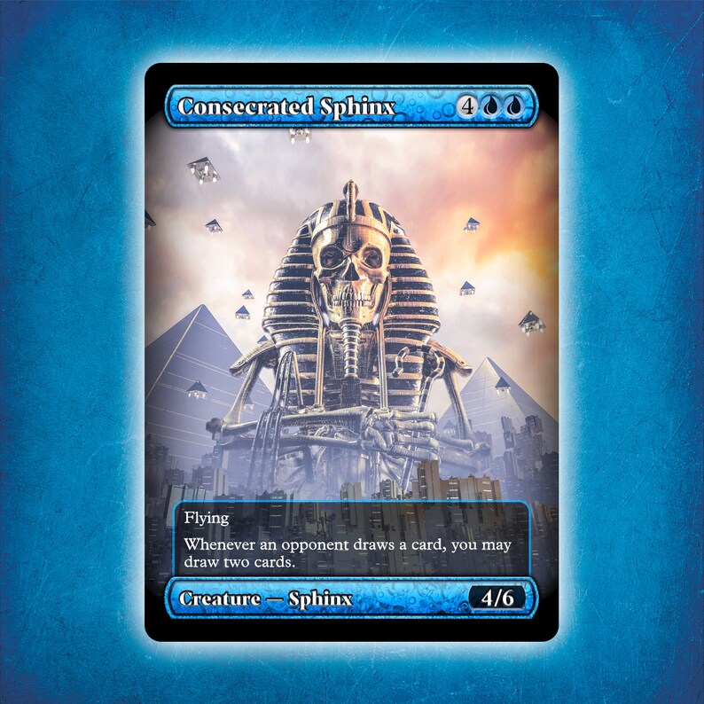 Consecrated Sphinx Full Art 2 alternative Custom Art / No Foil Edh MTG Proxy - Etsy