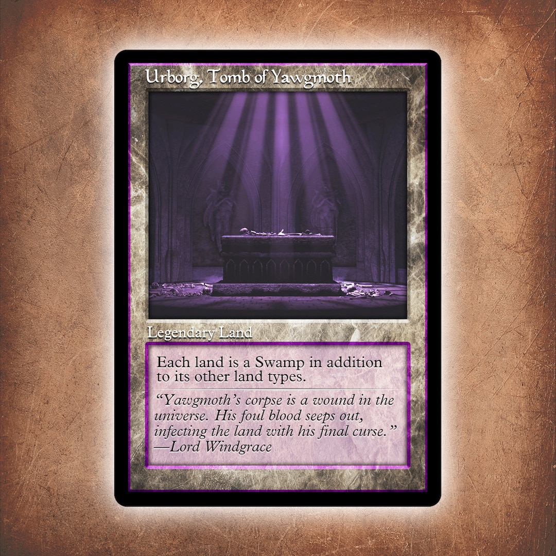 Urborg, Tomb of Yawgmoth alternative Custom Art / No Foil vintage Edh ...
