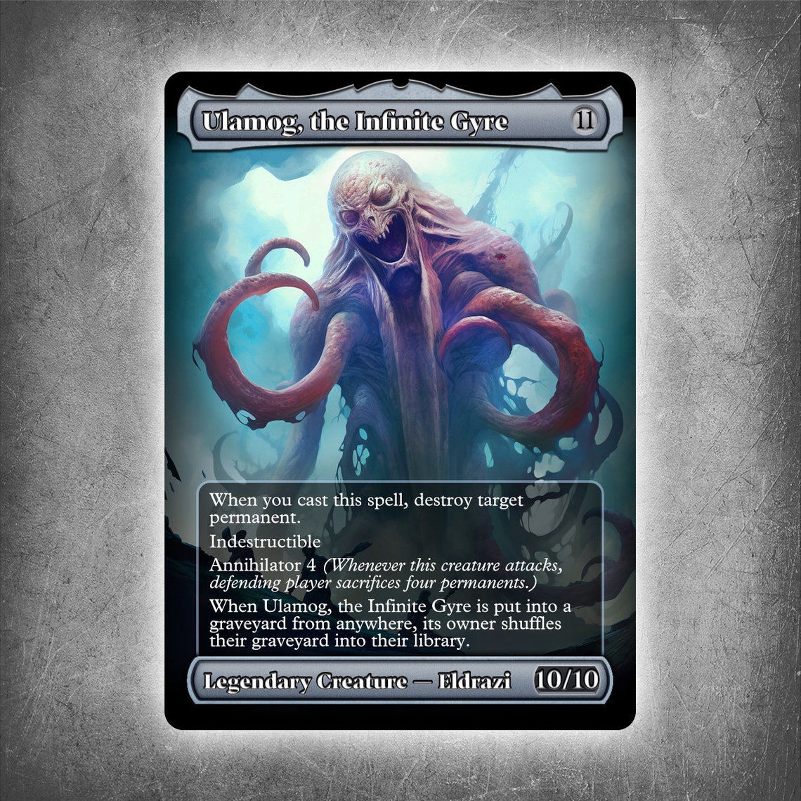 Ulamog the Infinite Gyre 1 Full Art alternative Custom - Etsy