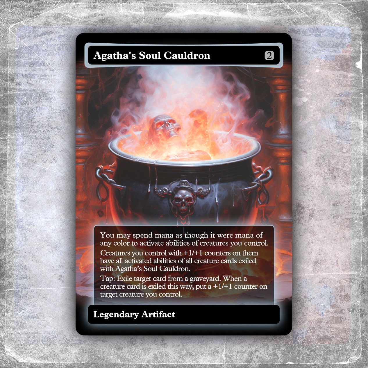 Agatha's Soul Cauldron PLAYSET 4 alternative Custom Art - Etsy