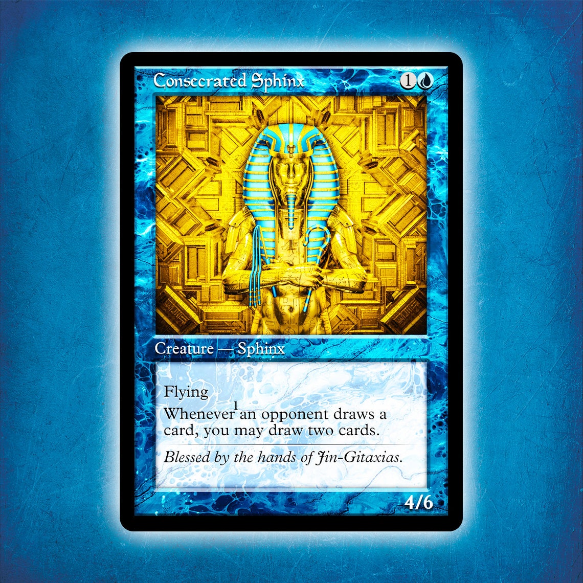 Consecrated Sphinx alternative Custom Art / No Foil - Etsy