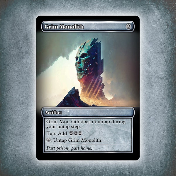 Grim Monolith - Etsy