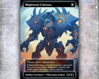 Professionally Painted Blightsteel Colossus Miniature - Etsy