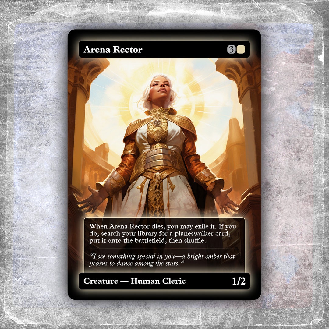 Arena Rector 1 alternative Custom Art / No Foil hyperion Edh MTG Proxy ...