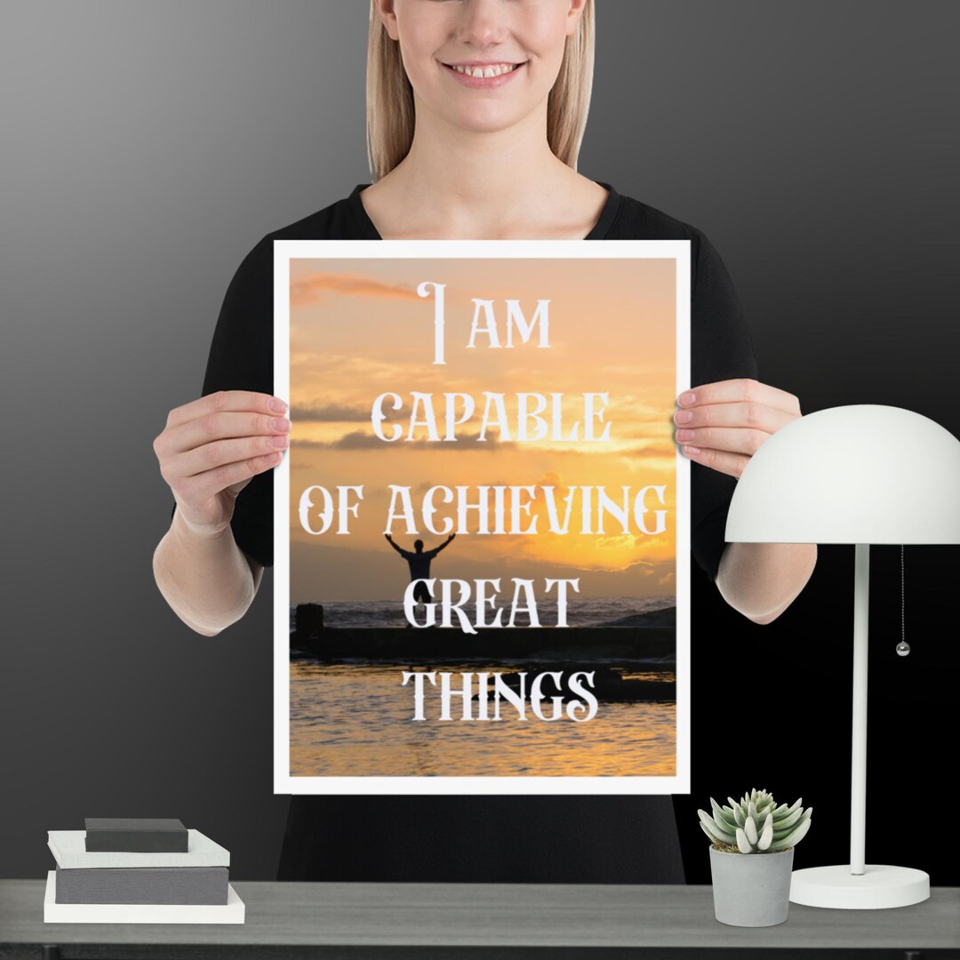 Poster Wall Decoration Office Business Accomplishment - Etsy