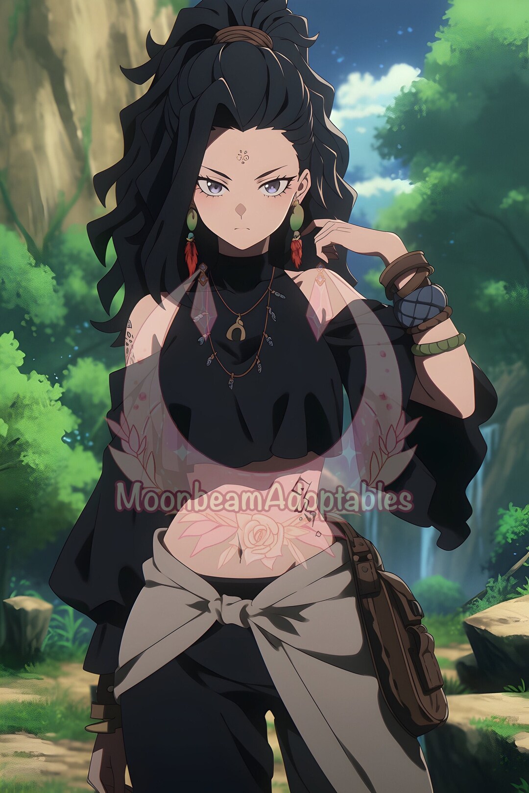 Adopt a Character Forest Fantasy Theme Anime Style Human Female ...