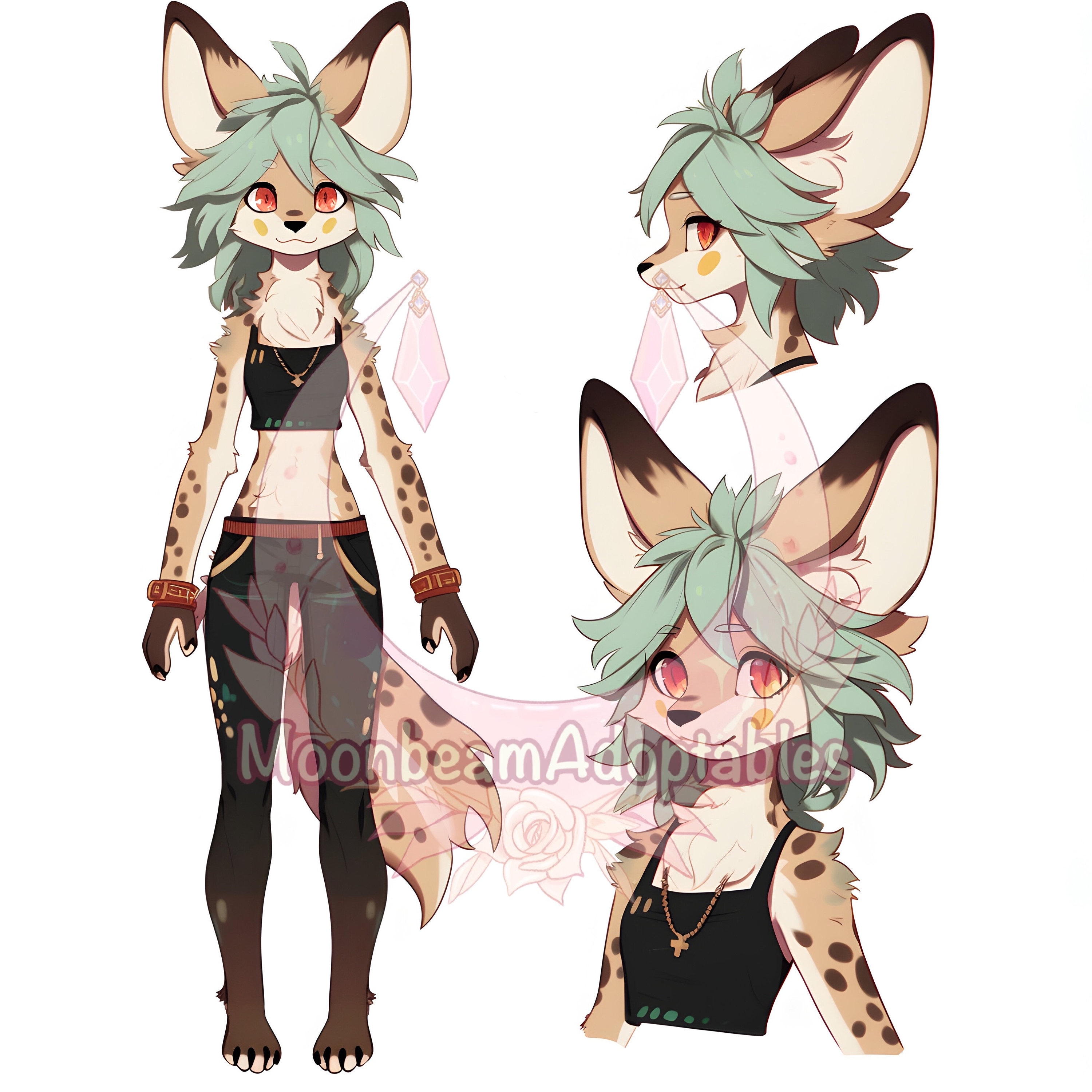 Adopt a Character Female Anthro Furry Serval Character Adoptable 3 Full ...