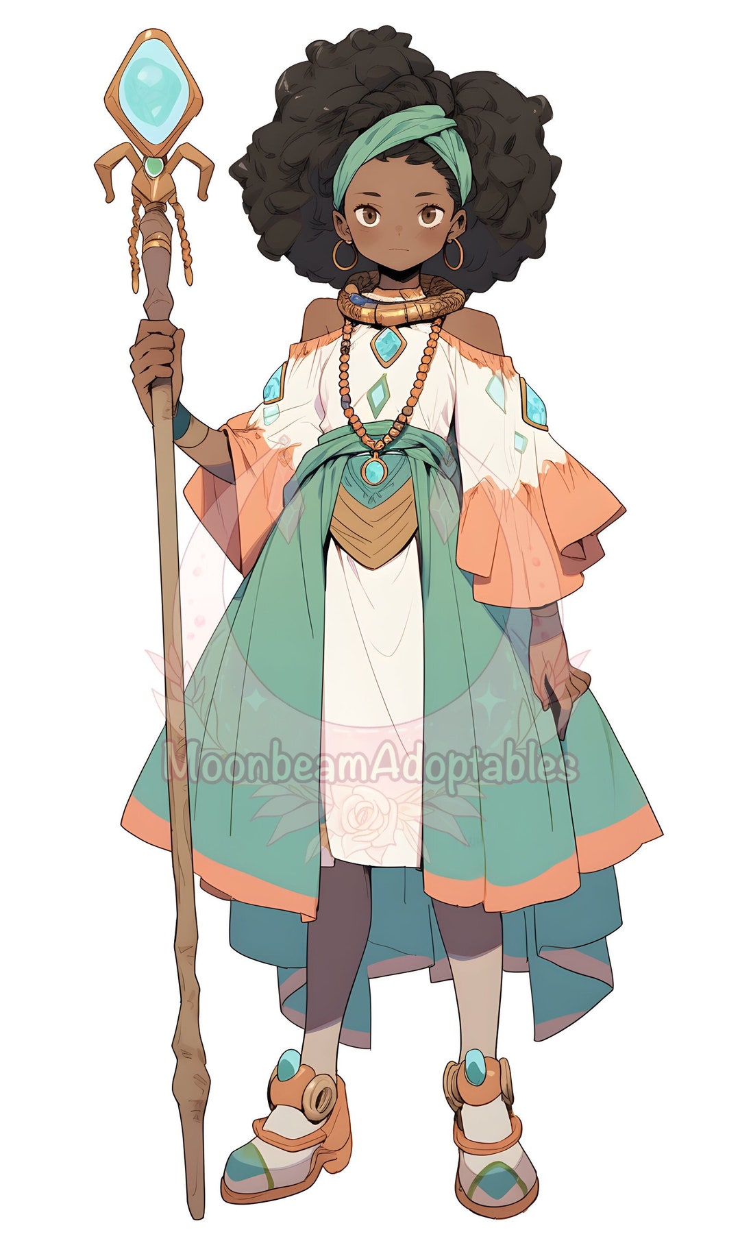 Adopt a Character Cute Dnd Mage Sorceress Witch Character Adoptable ...