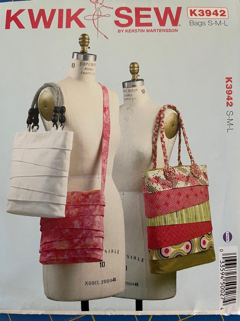 Kwik Sew K3942 Bags (S, M, L) - Etsy