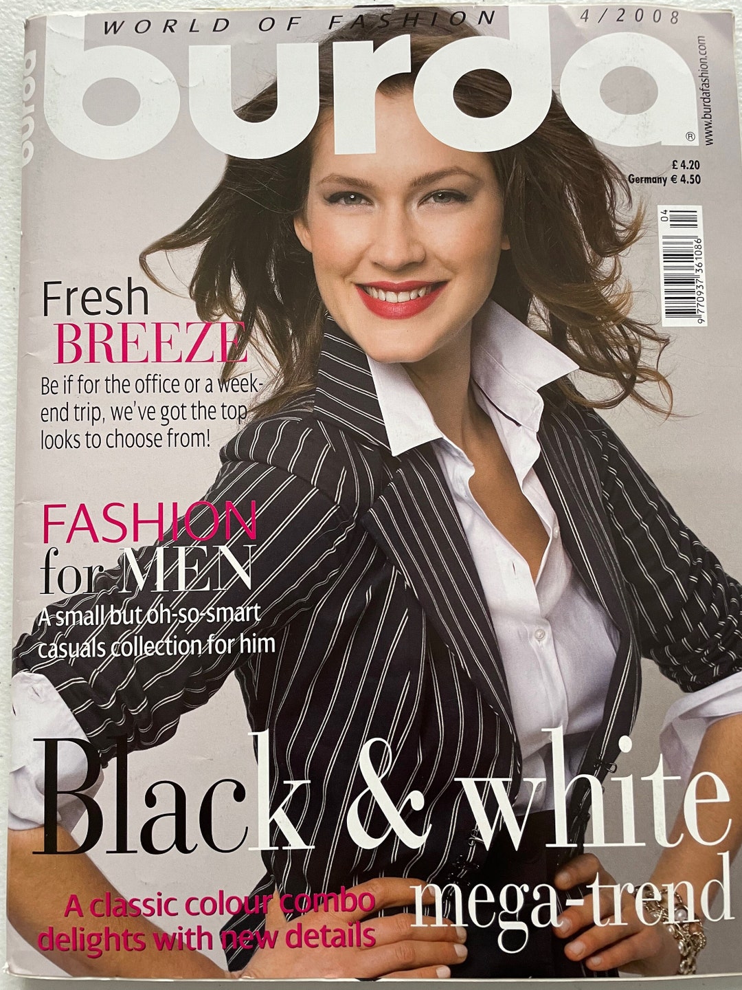 Burda World of Fashion Magazine ENGLISH Language Version - Etsy
