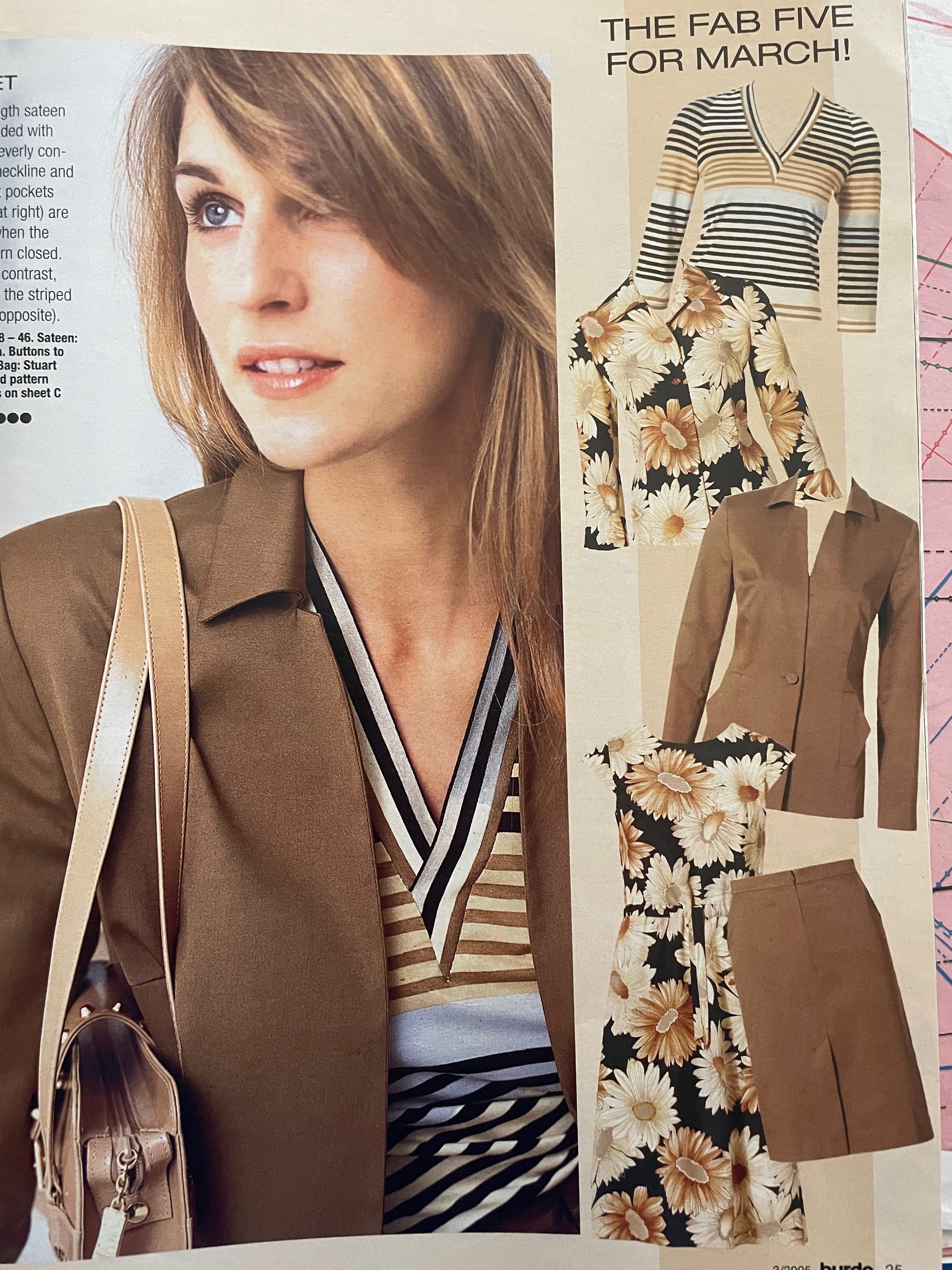 Burda World of Fashion Magazine ENGLISH Language Version 3/2005 - Etsy