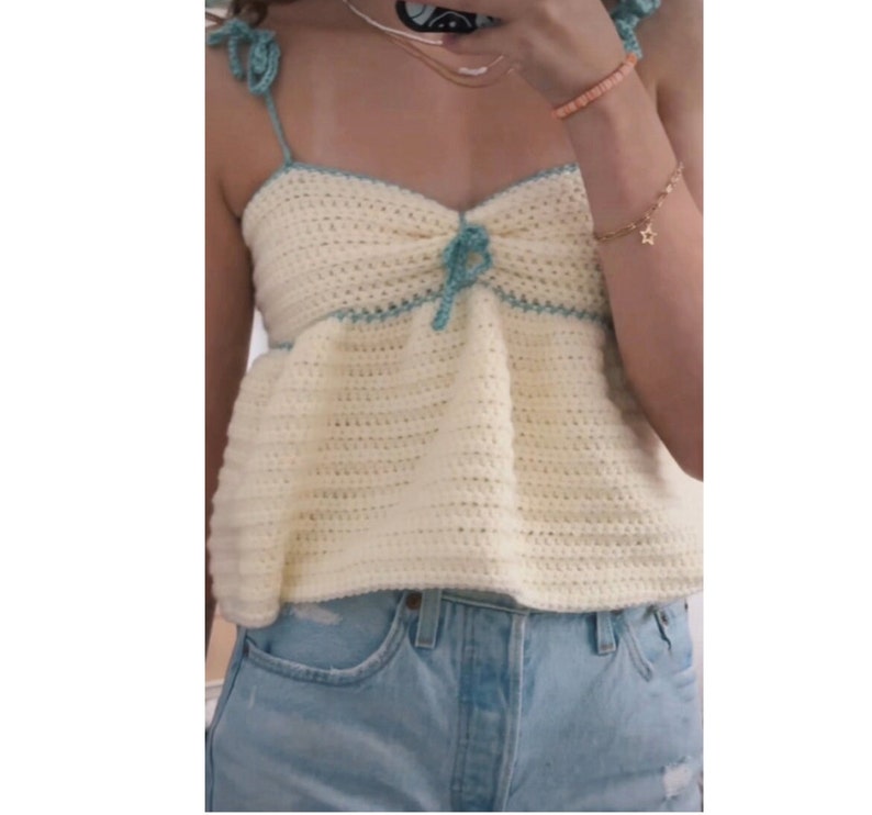 The Crochet Ruffle Top *PATTERN* - Etsy