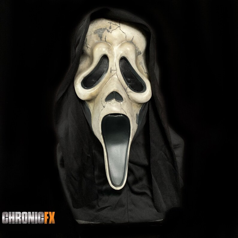 Scream 6 Mask Custom - Billy Loomis Ghostface W/ Dark Eye Mesh - Etsy