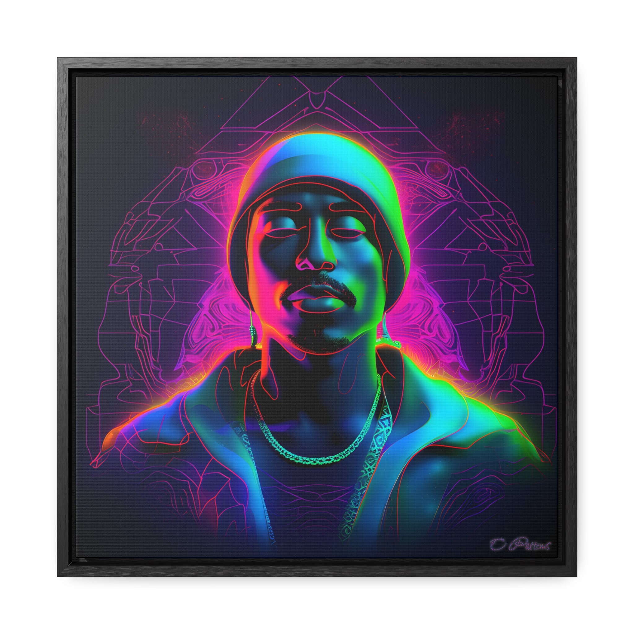Iconic Future Tupac Print: Gallery Canvas Wrap With Frame - Etsy