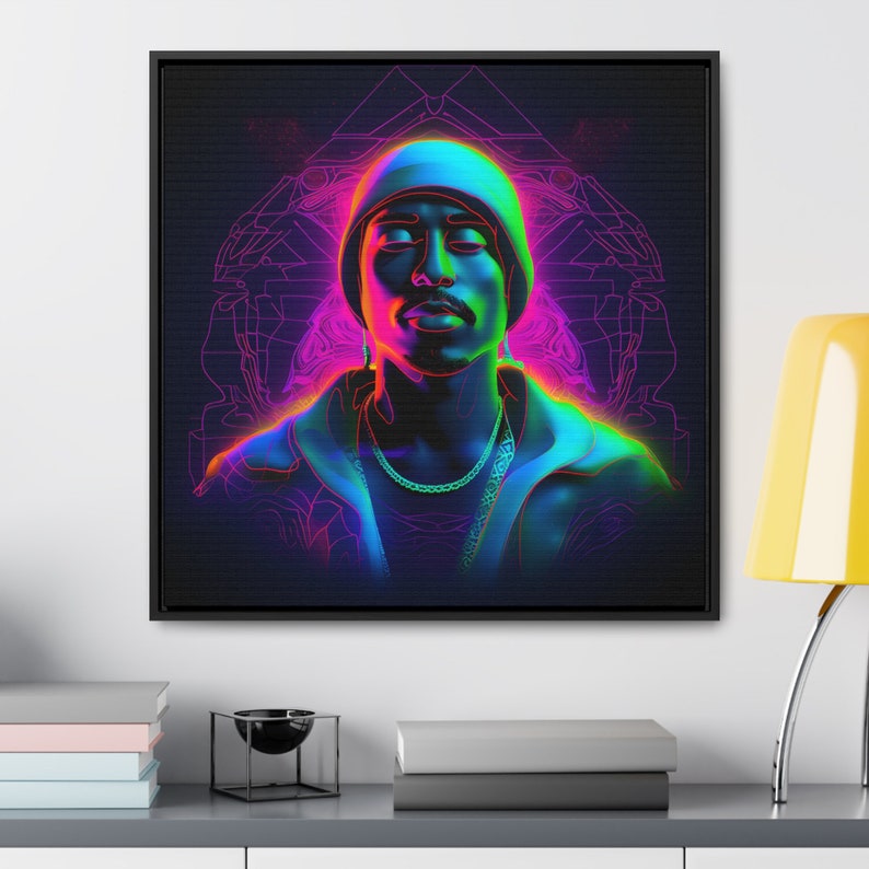 Iconic Future Tupac Print: Gallery Canvas Wrap With Frame - Etsy