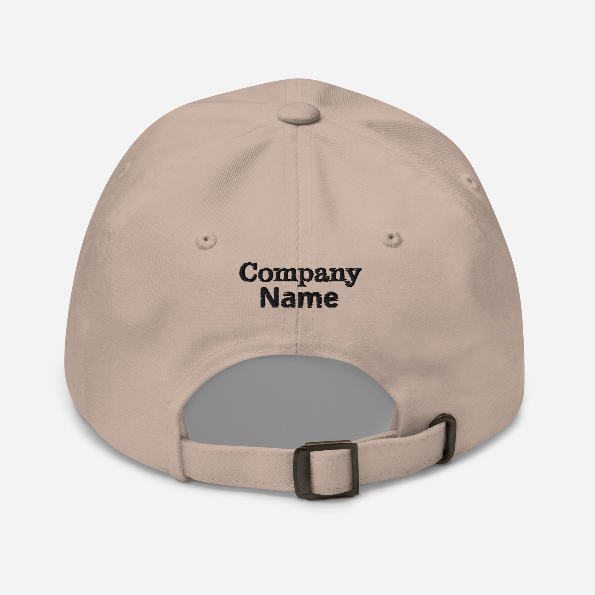 Dow 50,000 Hat With Custom Embroidery on Back - Personalized Stock ...