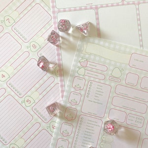 Picnic Character Sheet — D&D 5e — Fillable + Printable PDF - Etsy