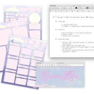 Night Character Sheet — D&D 5e — Form Fillable + Printable PDF - Etsy