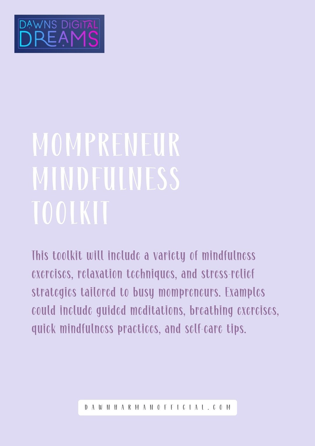 Mompreneur Mindfulness Toolkit: Your Essential Guide to Inner Peace and ...