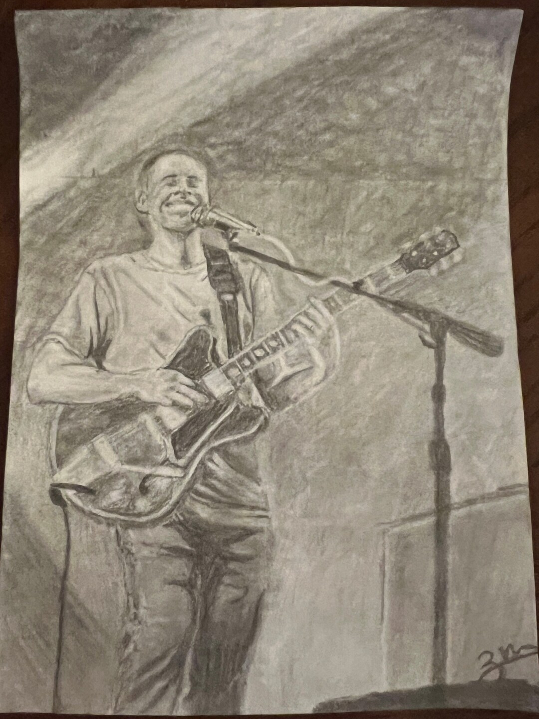 4x5 Hand Drawn Black and White Customized Portrait - Etsy