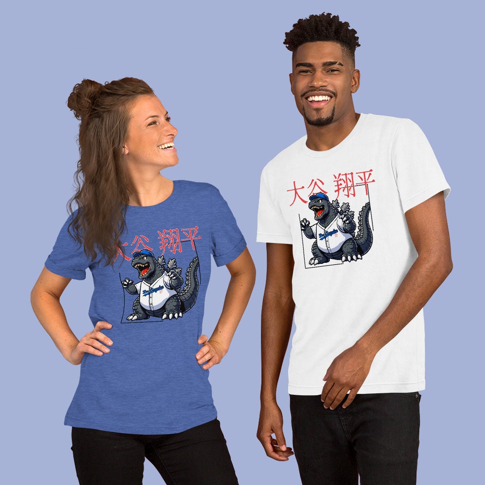 Shohei Ohtani Godzilla Unisex T-shirt, for Men, for Women, Los Angeles ...