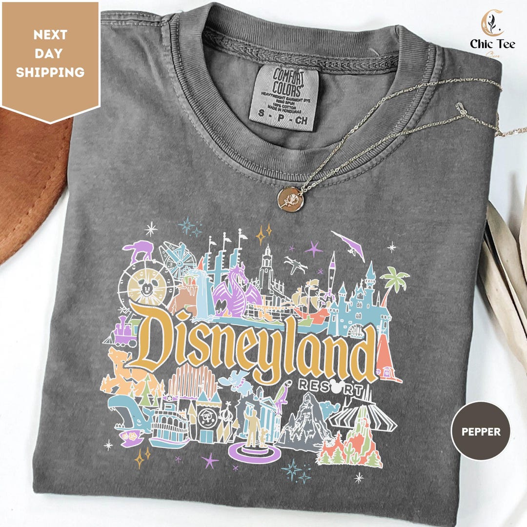 Comfort Colors Disneyland Resort Shirt, Disney Parks Graphic Tee ...