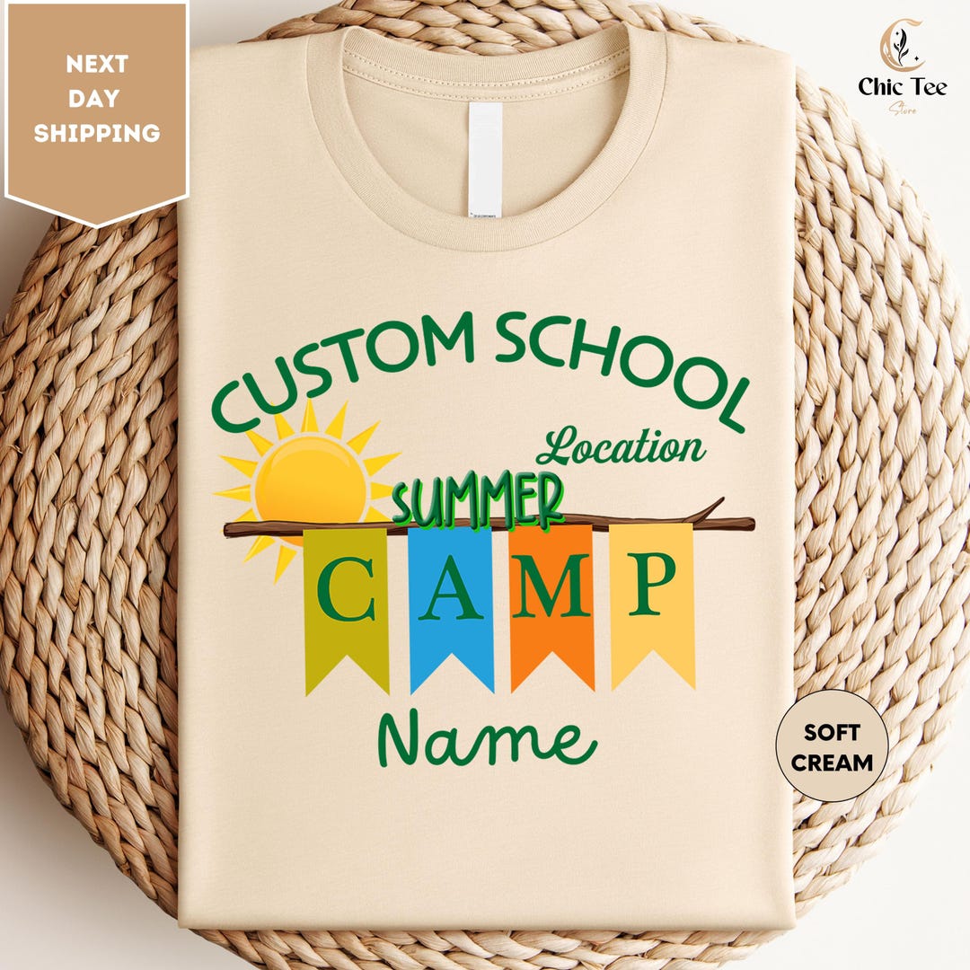 Custom Summer Camp 2025 Shirt, Summer School Crew Shirts, Summer ...