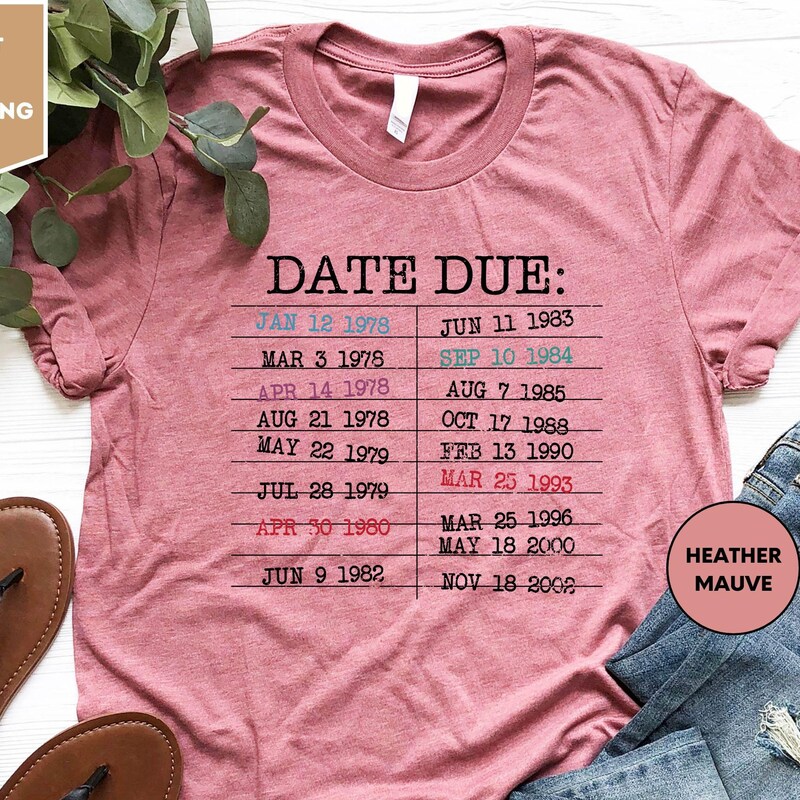 Library Due Date - Etsy