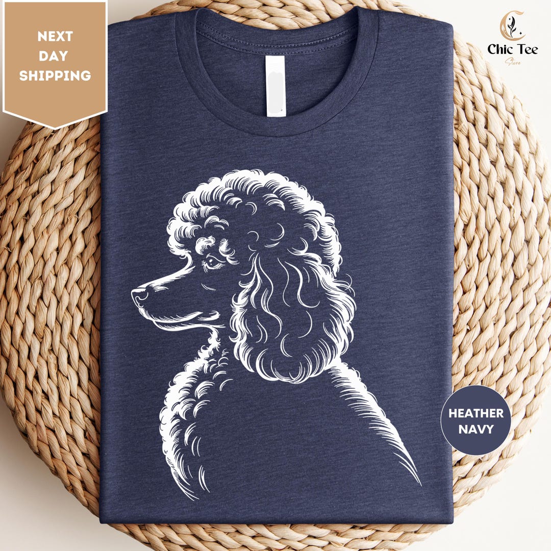 Poodle Shirt, Poodle Silhouette Shirt, Dog Lover Shirt, Poodle Lover ...